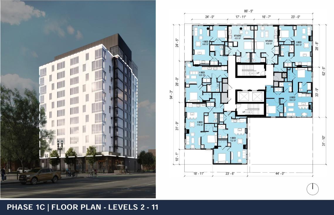Plans for Southbridge Phase 1C move forward | Urbanize Chicago